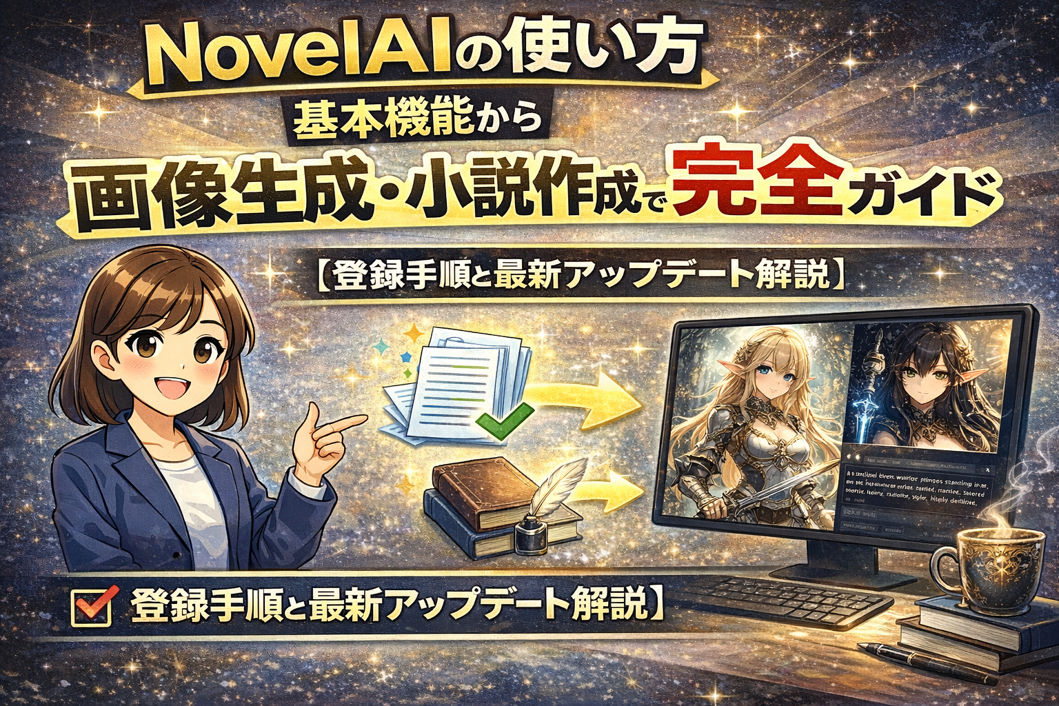 novelaiの使い方の基本機能から画像生成・小説作成まで完全ガイド【登録手順と最新アップデート解説】 - TECH NOTES
